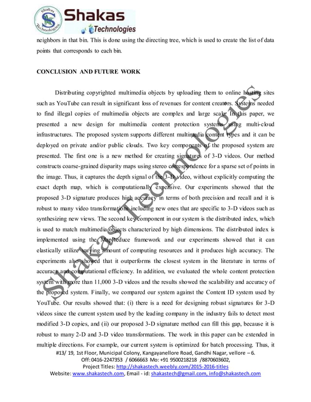 Cloud based multimedia content protection system | PDF