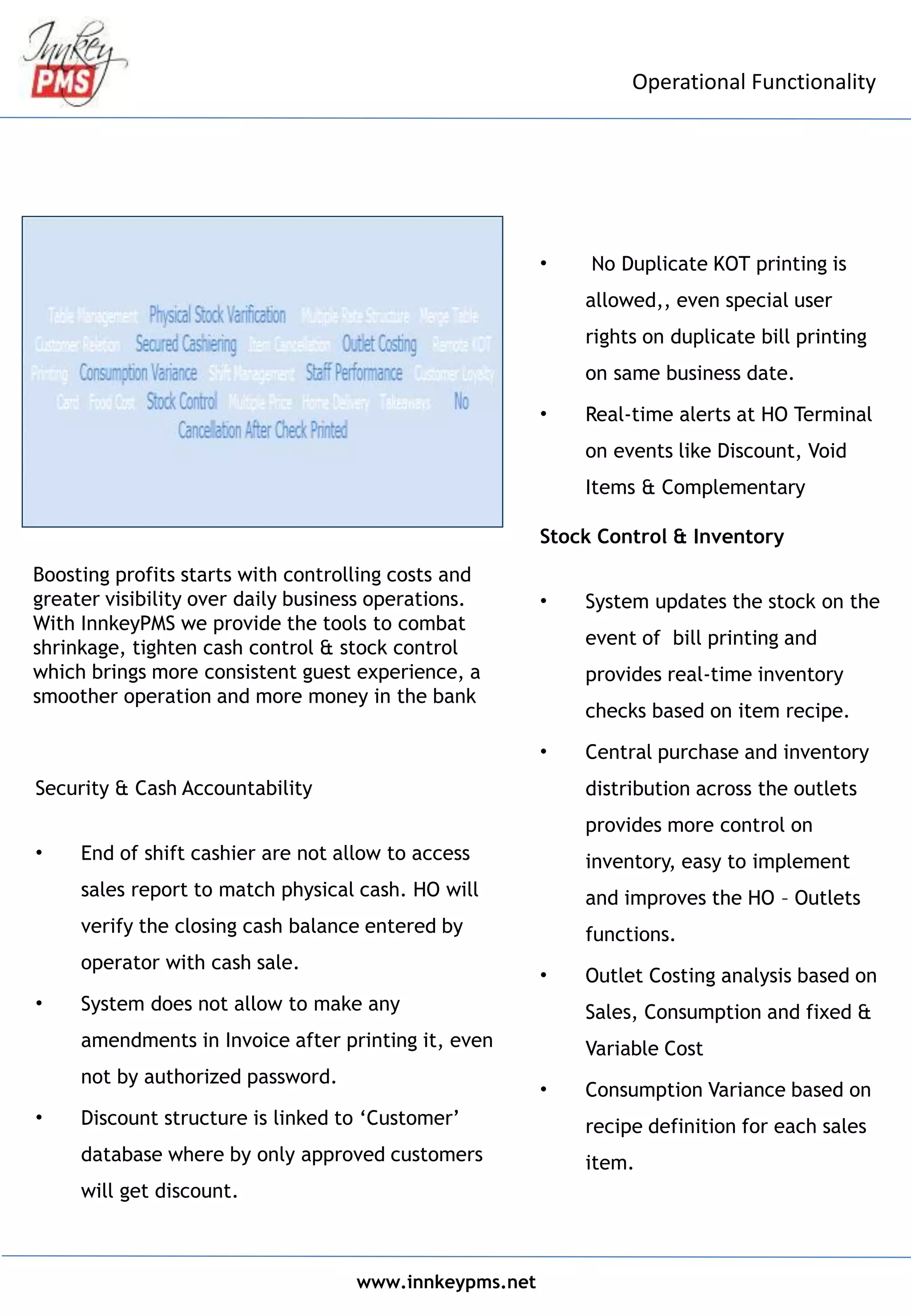 innkeypms - Integrated Hotel Management System on CLOUD | PPSX