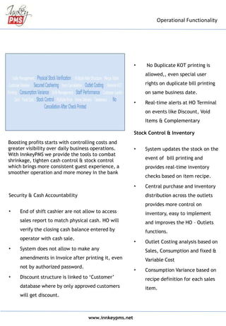innkeypms - Integrated Hotel Management System on CLOUD | PPSX