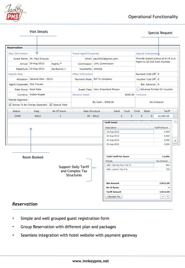 innkeypms - Integrated Hotel Management System on CLOUD | PPSX | Hotel ...