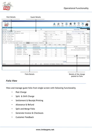 innkeypms - Integrated Hotel Management System on CLOUD | PPSX