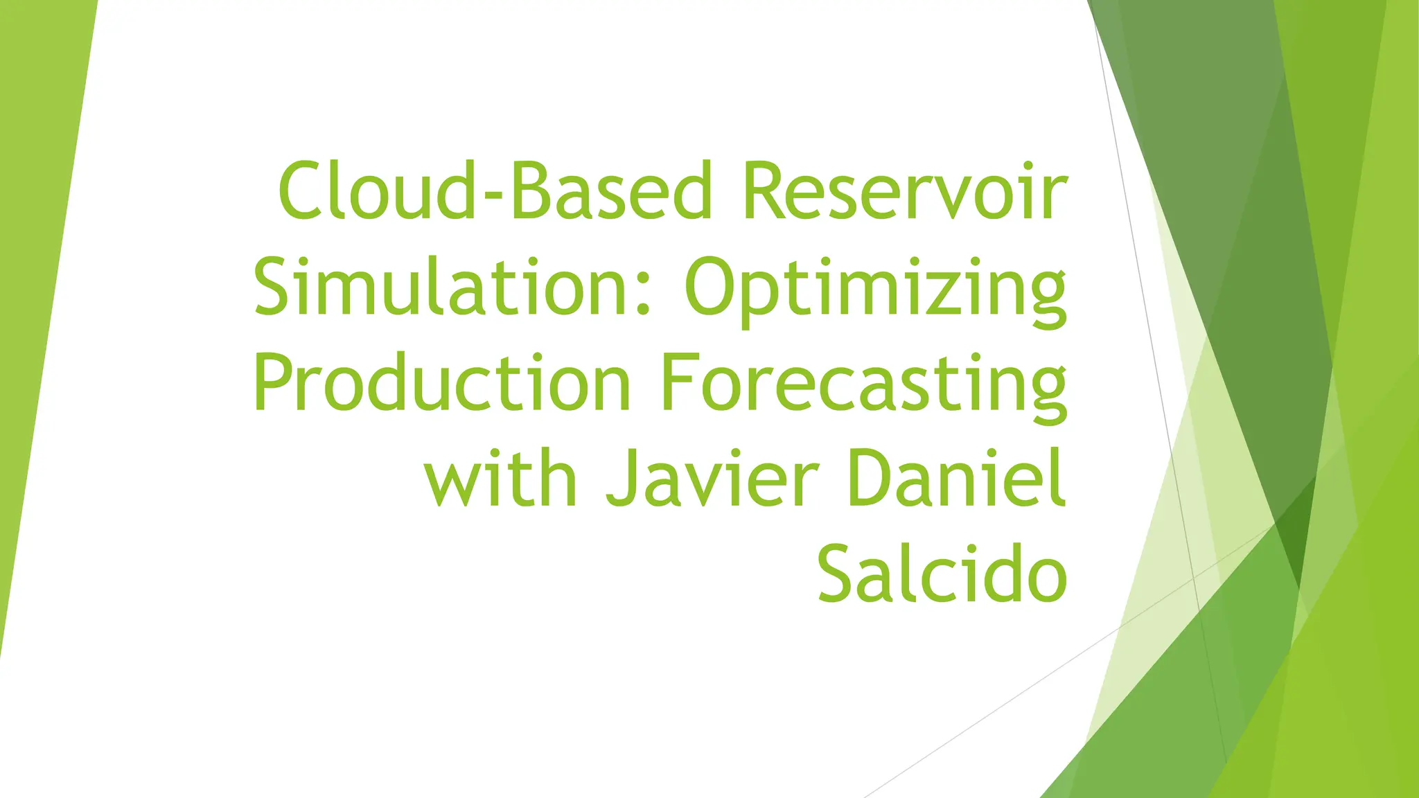 Cloud-Based Reservoir Simulation_ Optimizing Production Forecasting ... Cloud-Based Reservoir Simulation_ Optimizing Production Forecasting ...