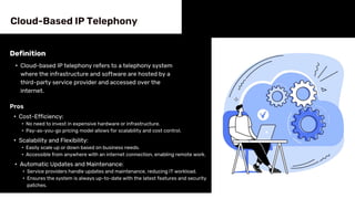 Cloud-Based vs On-Premise IP Telephony Solutions Exploring the Pros and ...