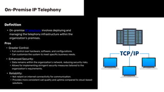 Cloud-Based vs On-Premise IP Telephony Solutions Exploring the Pros and ...