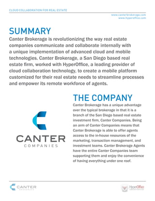 Cloud collaboration for the real estate | PDF | Real Estate
