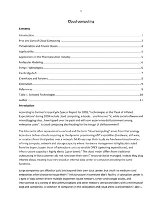 Cloud computing | PDF