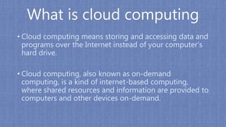 Cloud computing | PPT