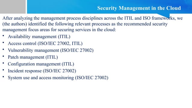 CLOUD-COMPUTING PRESENTATION MODULE FIVE | PPTX
