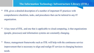 CLOUD-COMPUTING PRESENTATION MODULE FIVE | PPTX