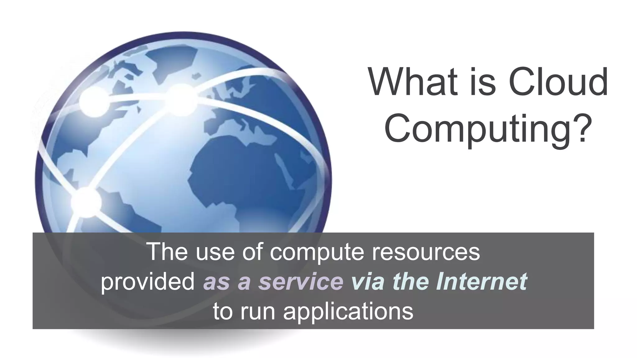 Introduction to Cloud Computing and Security | PPT