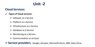 Cloud Services: Types of Cloud | PDF
