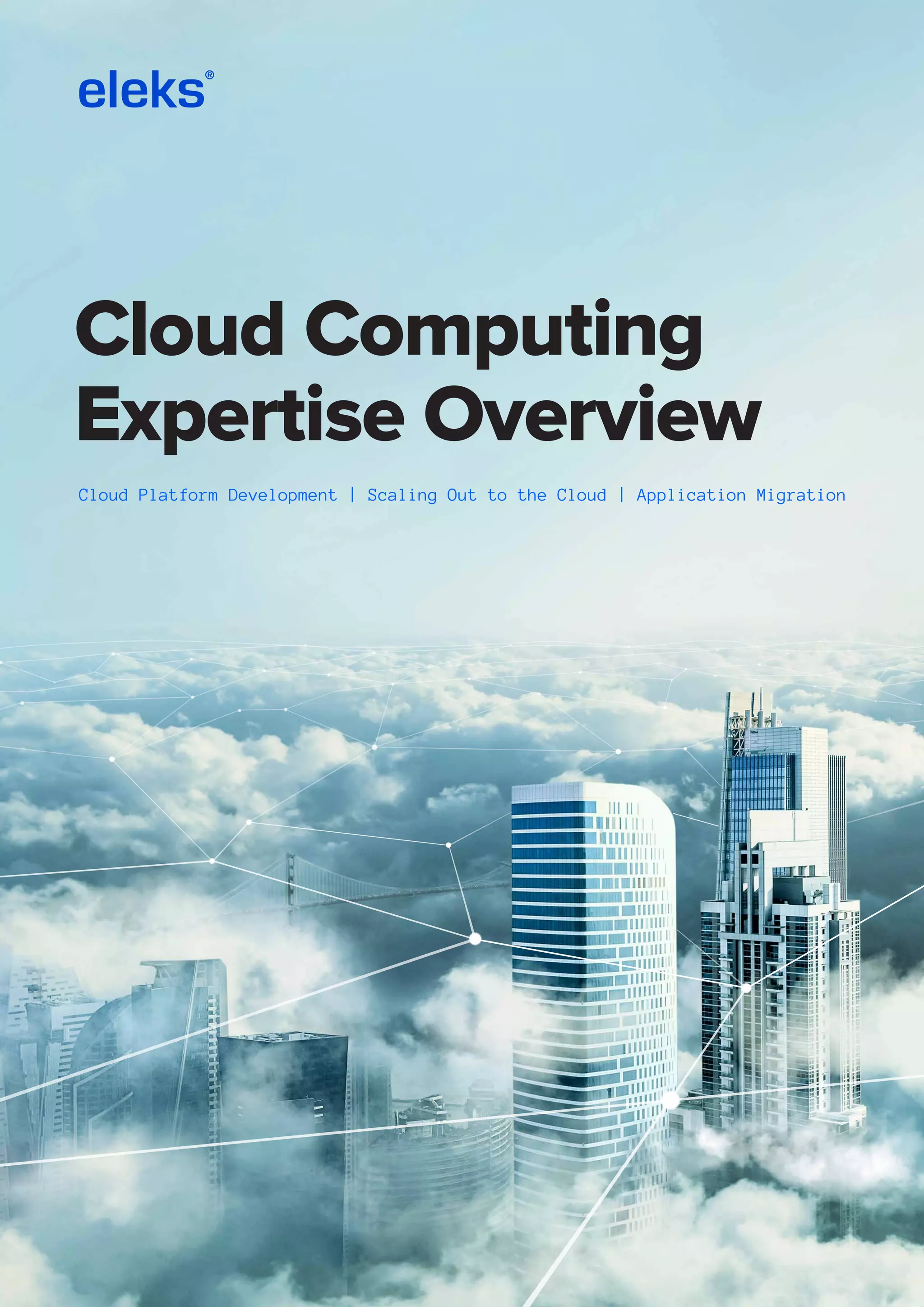 [ELEKS] Cloud Computing Expertise Overview | PDF
