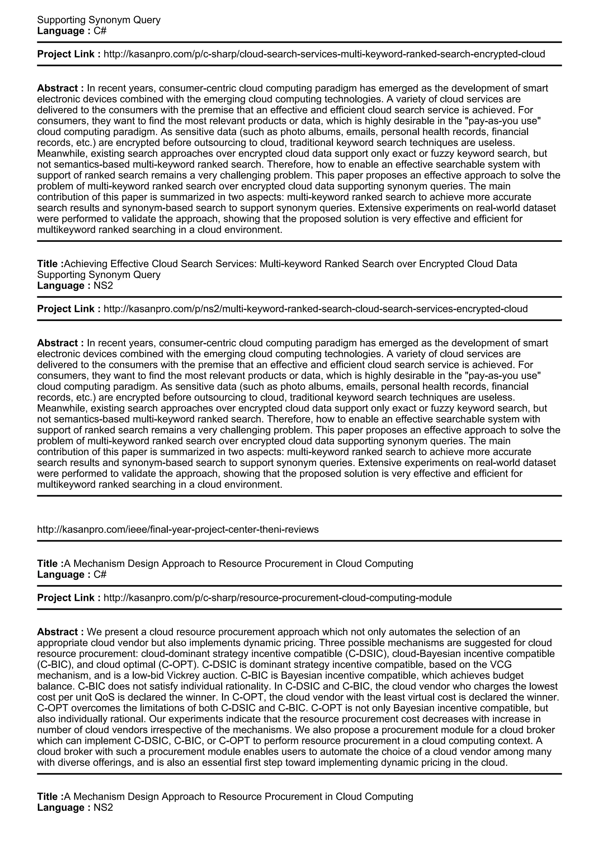 Cloud computing-ieee-2014-projects | PDF