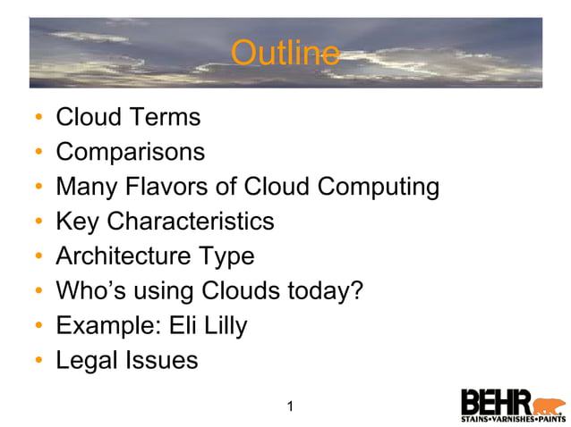 Cloud Computing Introduction | PPT | Cloud Computing | Internet