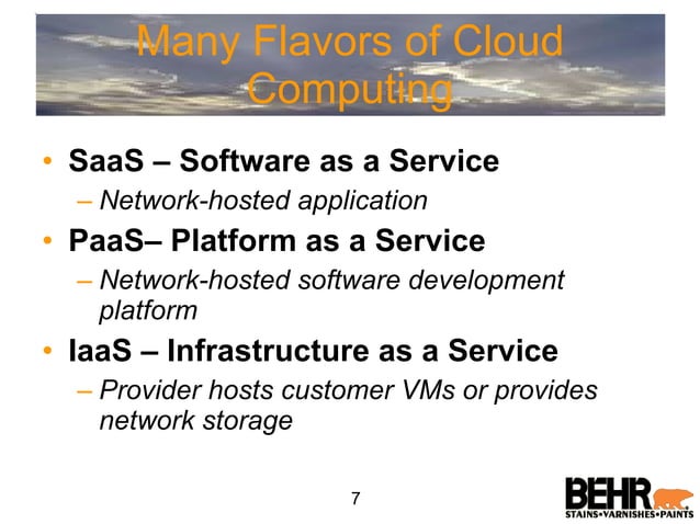 Cloud Computing Introduction | PPT | Cloud Computing | Internet