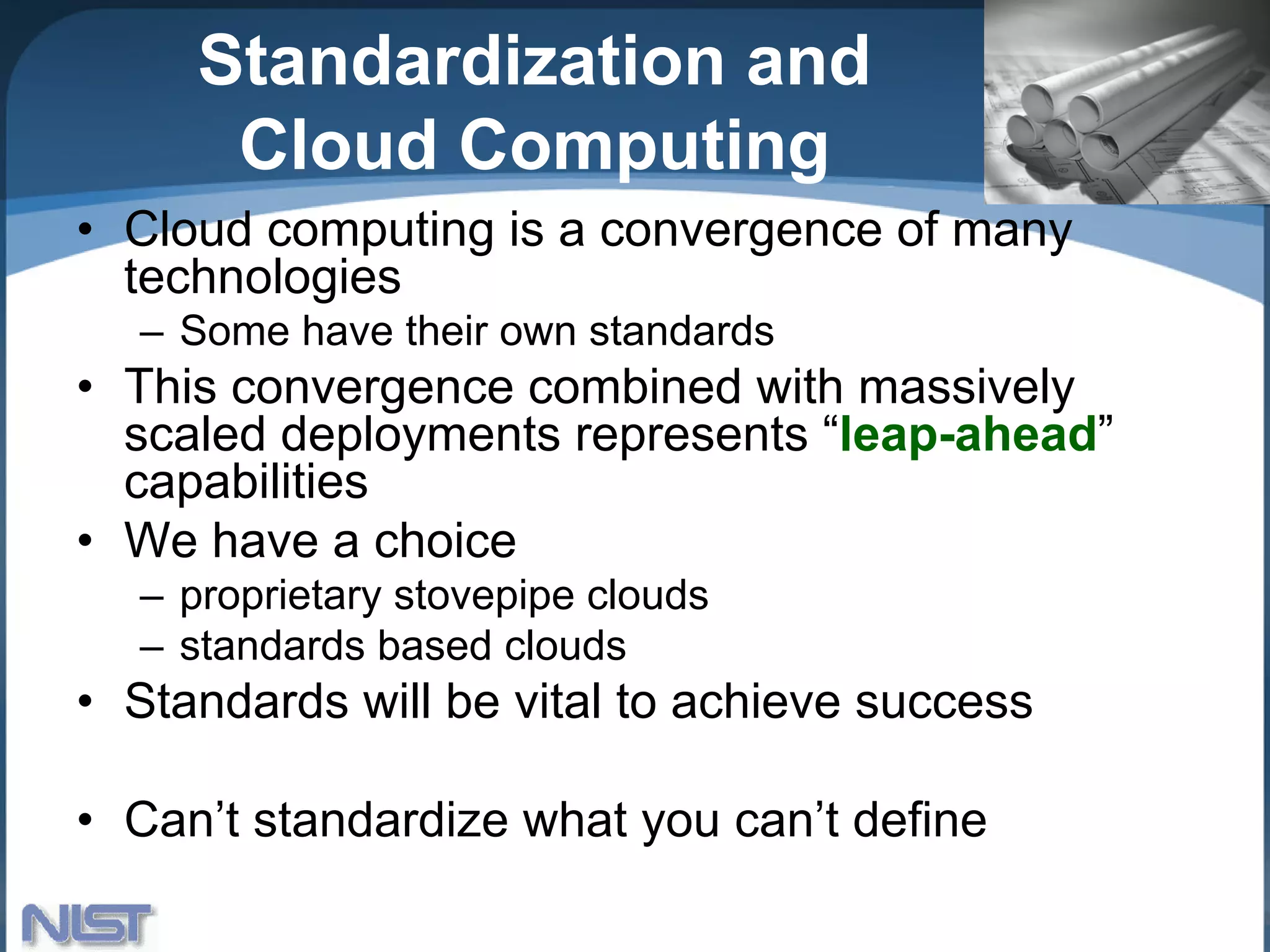 Nist Cloud Computing Standards Ppt