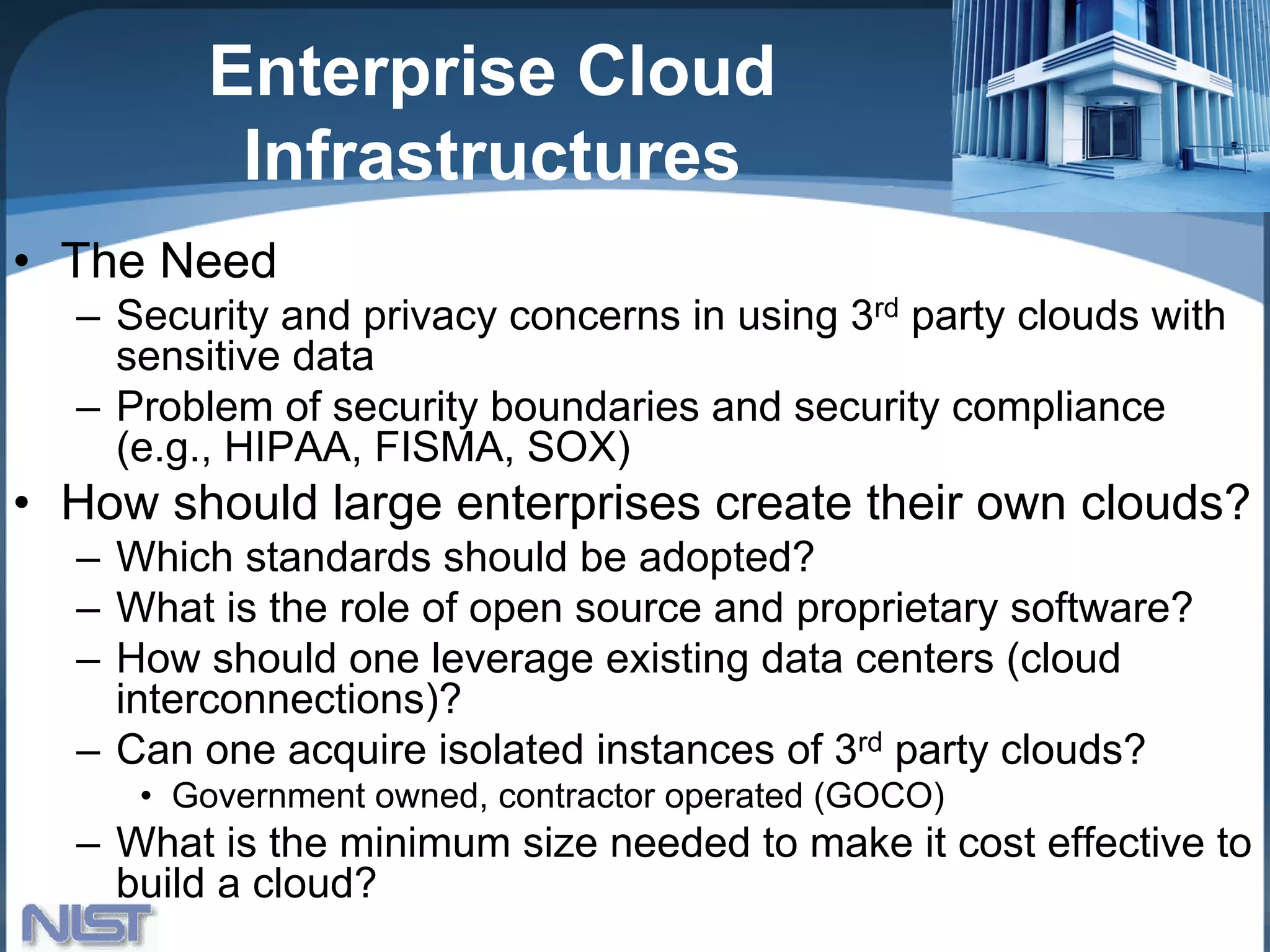 NIST Cloud Computing Standards | PPT