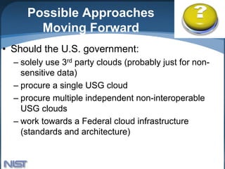 NIST Cloud Computing Standards | PPT