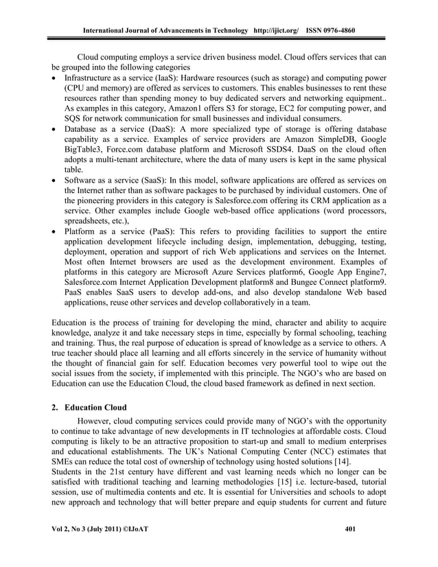 Cloud Computing Future Framework For E Management Of Ngos Pdf
