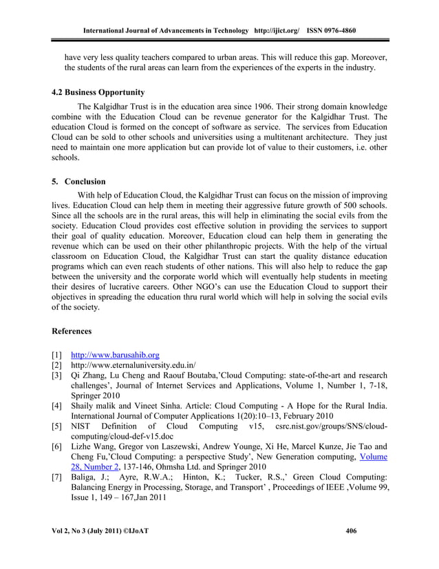 Cloud Computing- future framework for e- management of NGO's | PDF