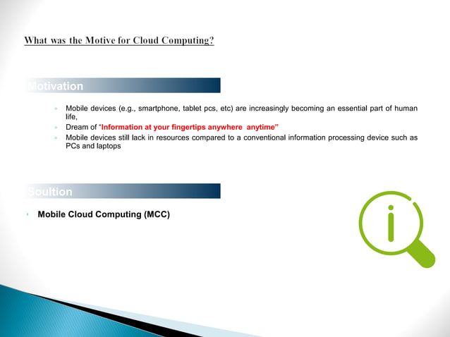 Mobile Cloud Computing Ppt