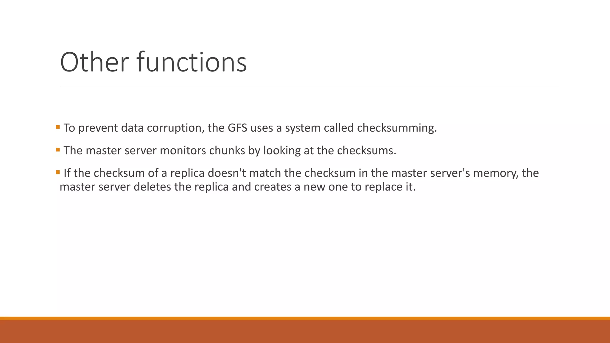 Gfs And Hdfs Introduction Pptx Operating Systems Computer Software And Applications