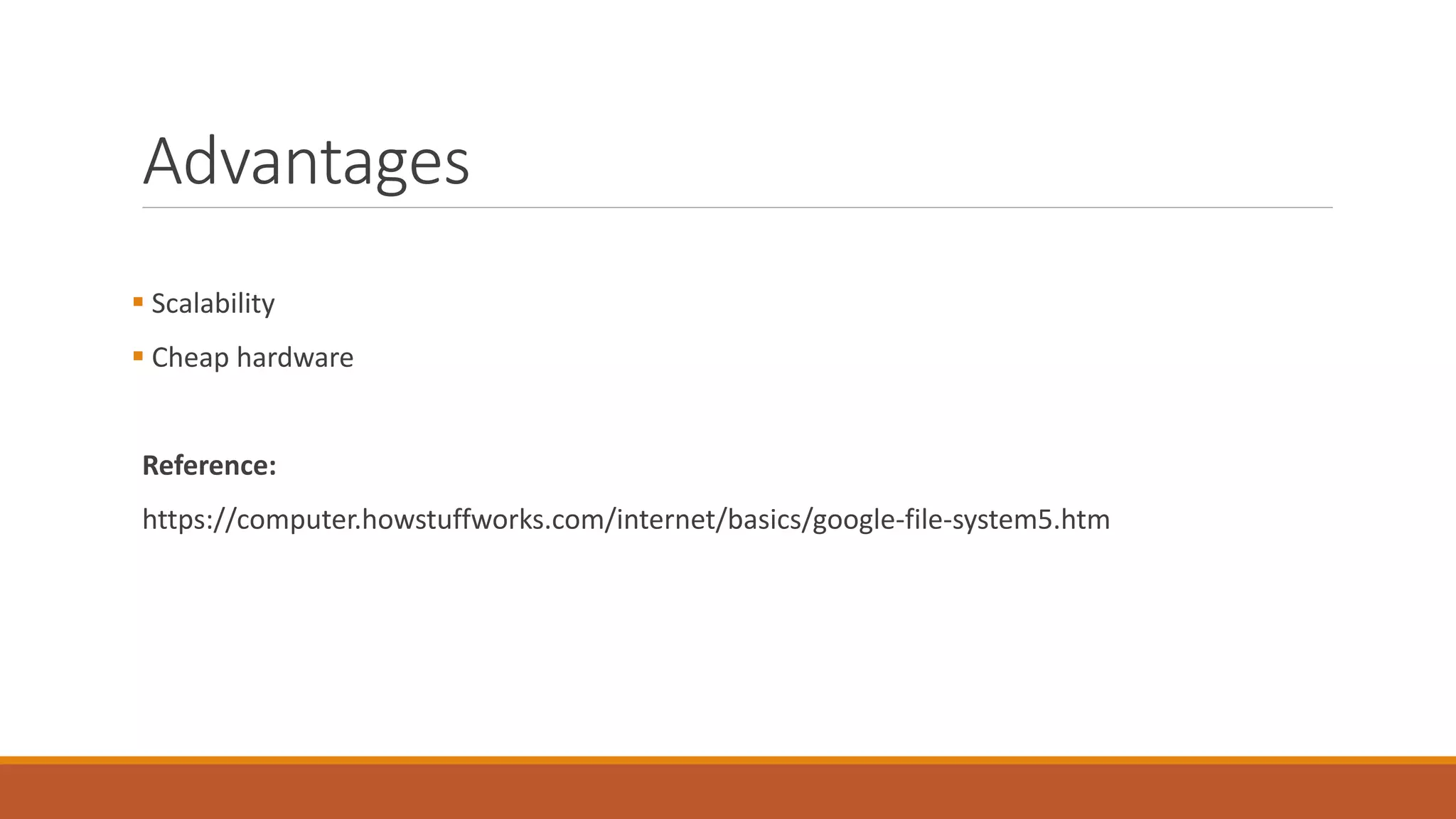 Gfs And Hdfs Introduction Pptx Operating Systems Computer Software And Applications