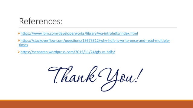 GFS & HDFS Introduction | PPTX | Operating Systems | Computer Software and Applications