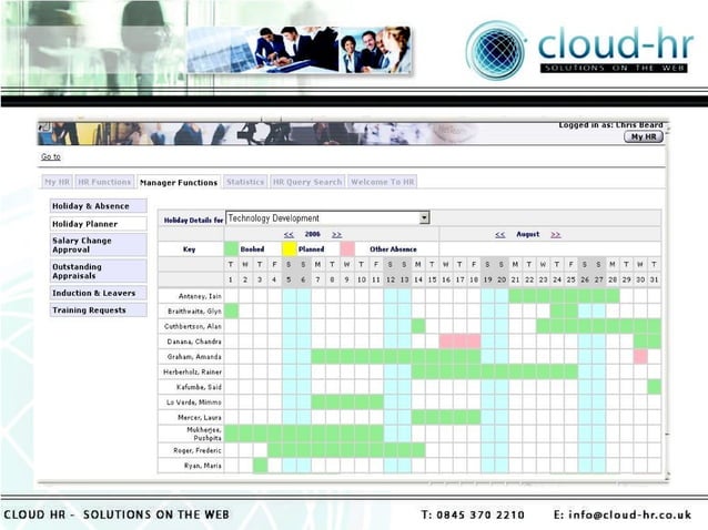 Introducing Cloud HR - A Browser Based Modular HR System | PPT
