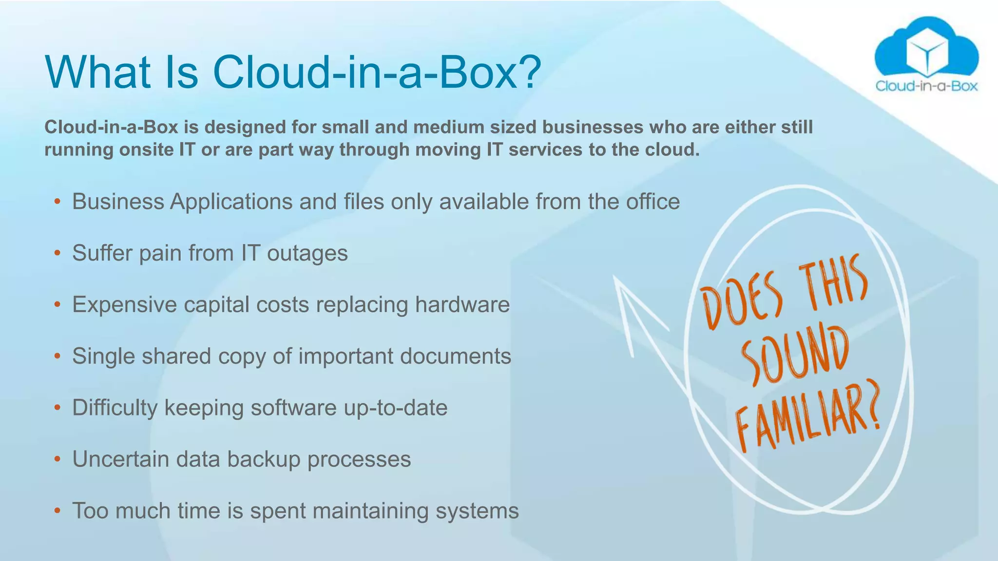 Codestone Cloud in a Box Overview | PPTX