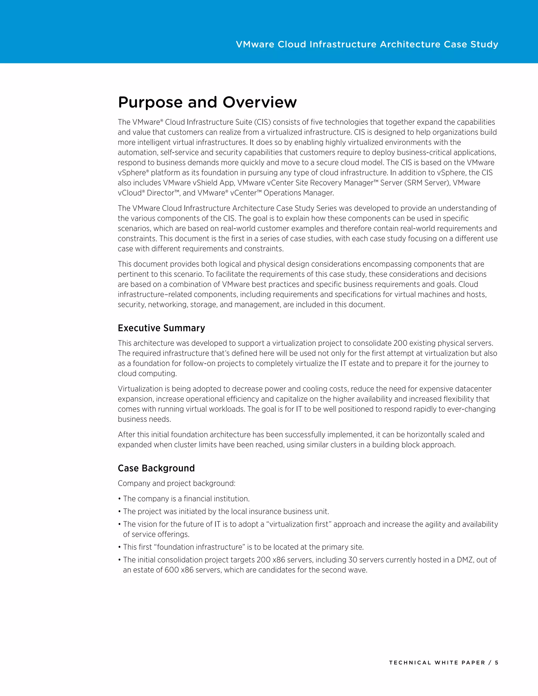 Cloud Infrastructure Architecture Case Study | PDF