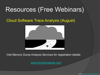 The Old New Crash: Cloud Memory Dump Analysis | PPT