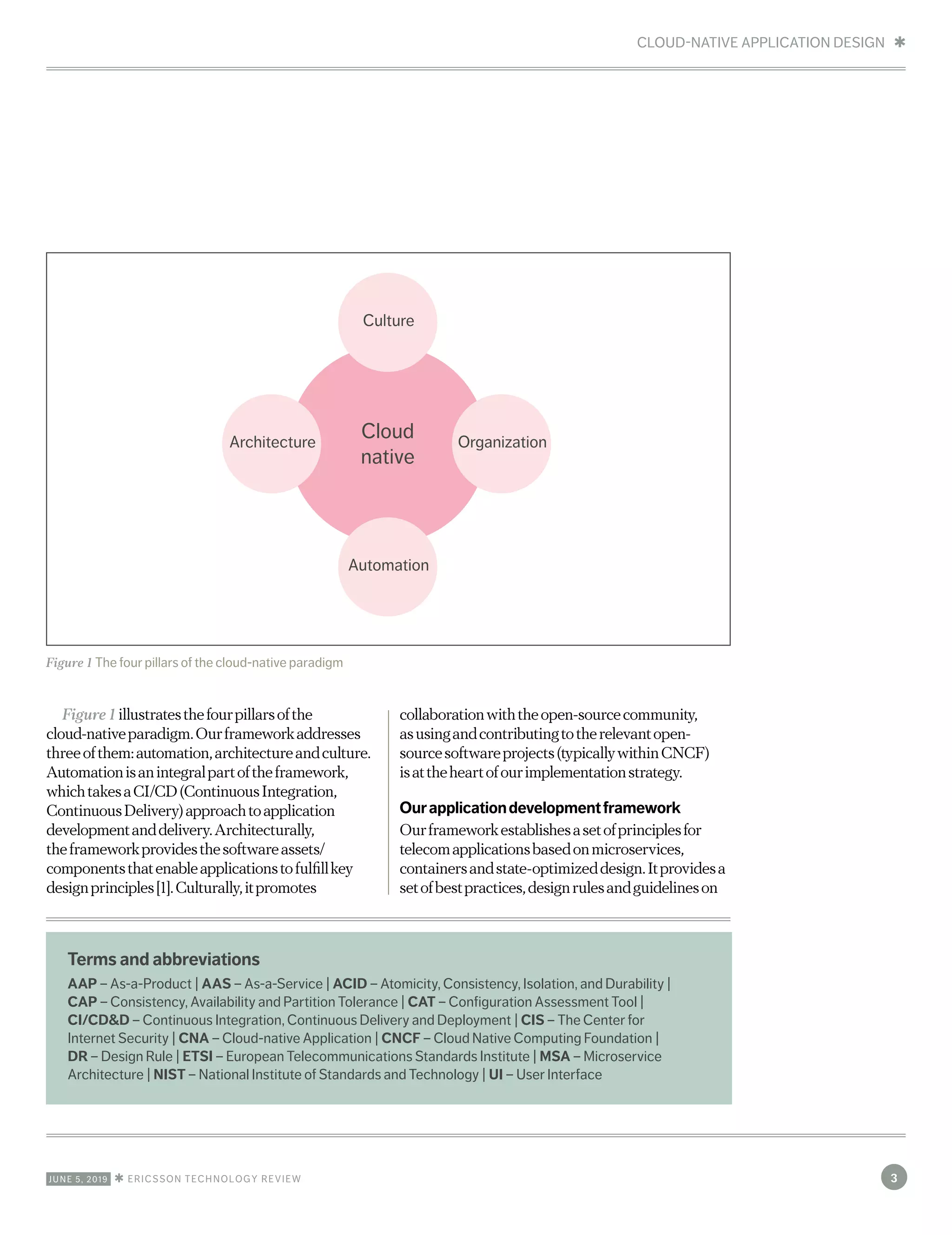 Ericsson Technology Review: Cloud-native application design in the ...