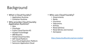 Cloud Native Applications for Cloud Foundry using Spring Cloud : A Workshop | PPT