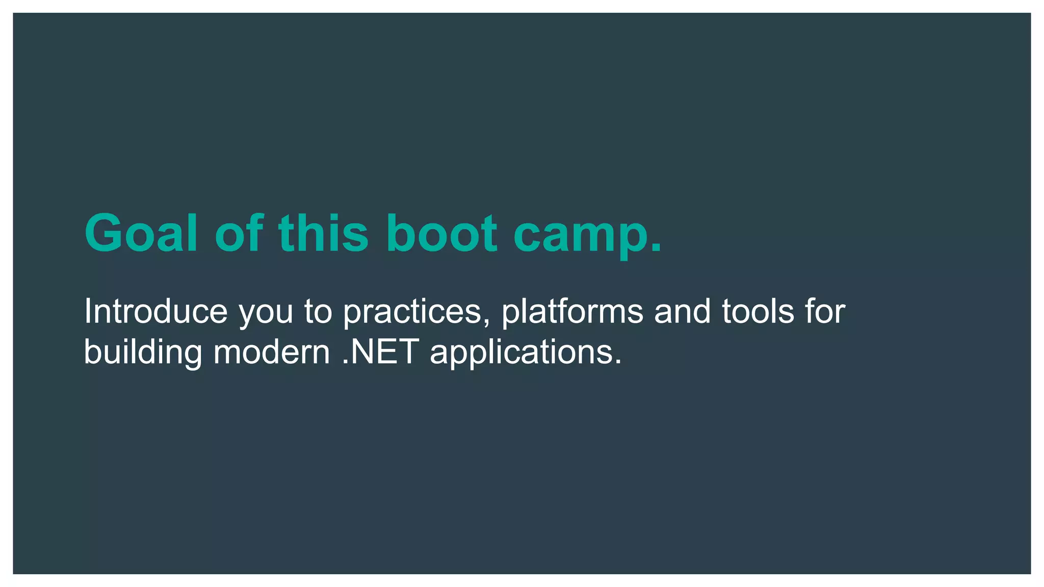 .NET Cloud-Native Bootcamp | PDF