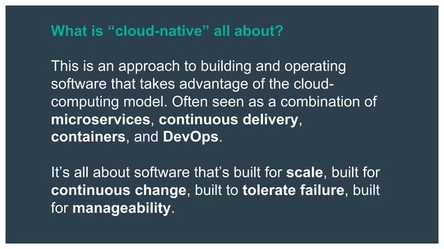 .NET Cloud-Native Bootcamp | PPT