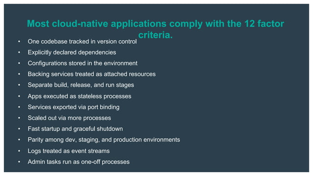 .NET Cloud-Native Bootcamp | PPT