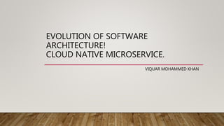 Cloud native-microservices | PPT