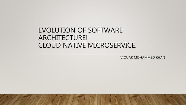 Cloud native-microservices | PPT