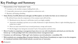 'Cloud-Native' Ecosystem - Aug 2015 | PPT