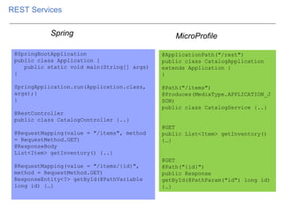 Cloud native programming model comparison