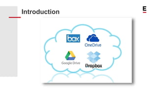 SaaS: Comparison between Dropbox, GoogleDrive and OneDrive | PPTX