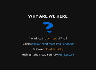 An introduction to Cloud Foundry | PPT