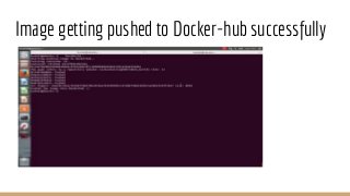 CI/CD Pipeline with Docker | PPTX | Operating Systems | Computer Software and Applications