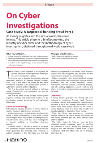 Hacking 05 2011 | PDF | Cloud Computing | Internet