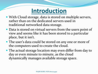 Cloud storage ppt | PPTX