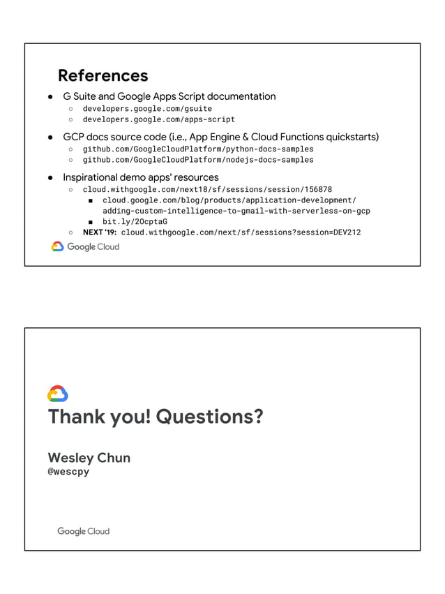 Cloud computing overview & running your code on Google Cloud | PDF