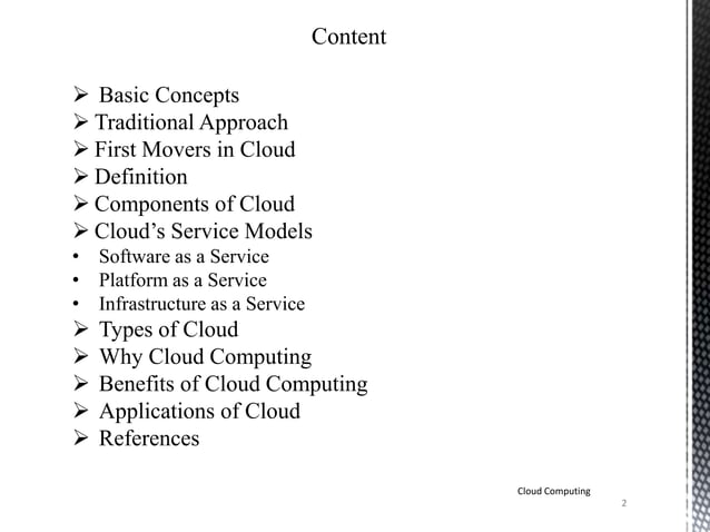 Basics of Cloud Computing | PPTX