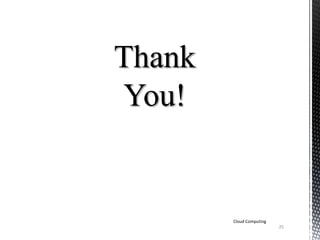 Basics of Cloud Computing | PPTX