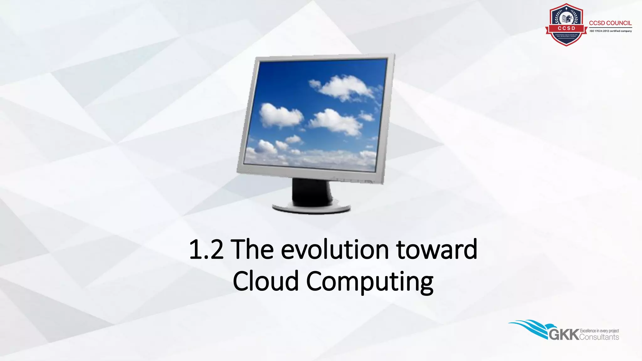 The Evolution Towards Cloud Computing Pdf Computer Networking